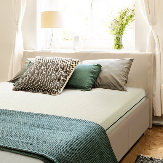 Matras - 90x200 - koudschuim - premium plus tijk - 15 cm - Zacht | bol.com
