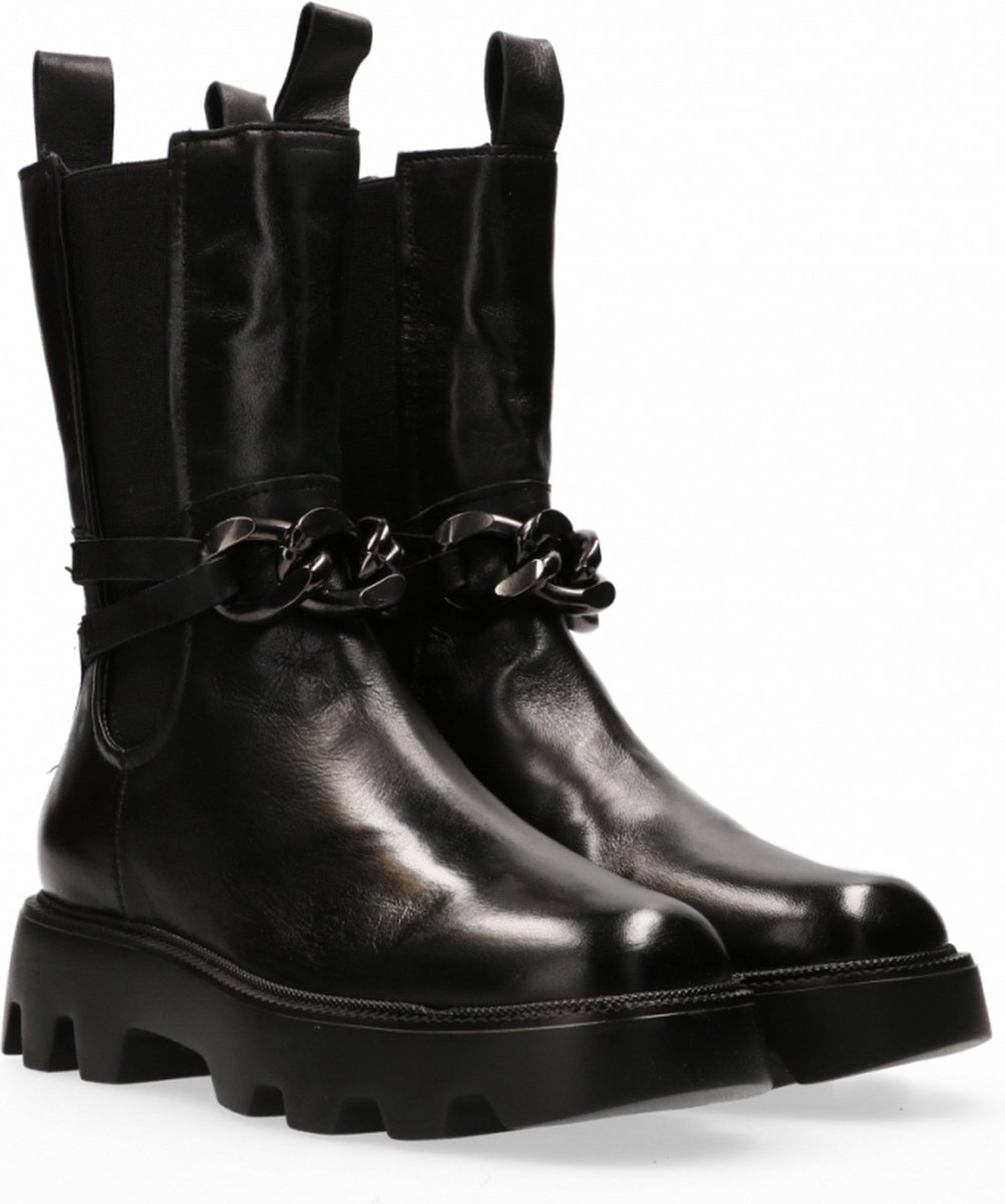 Mjus - Lato Chain Boot - Black - 37 | bol.com