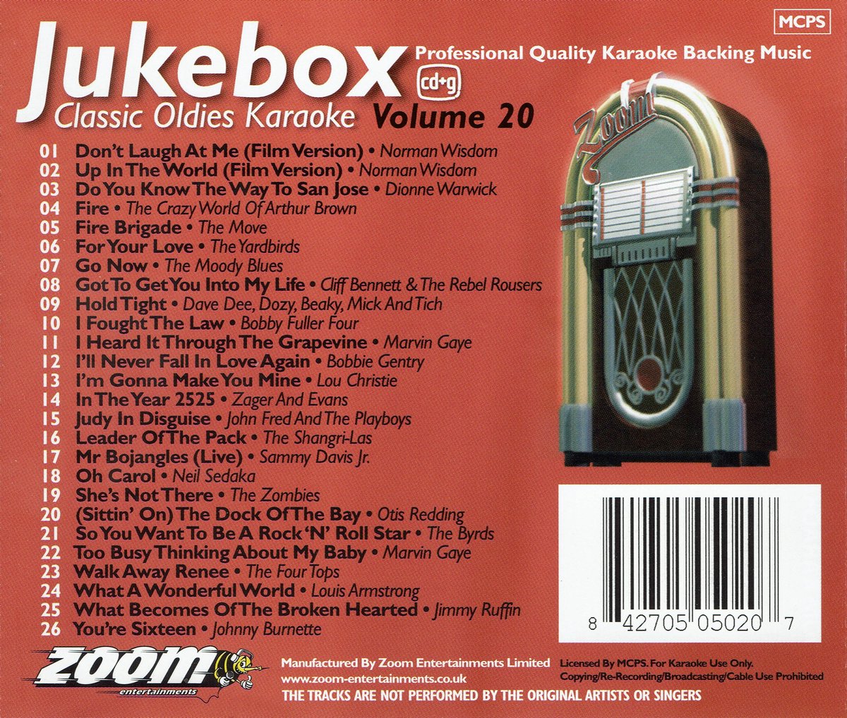 Zoom Karaoke: Jukebox Oldies, Vol. 20, Karaoke | Muziek | bol.com