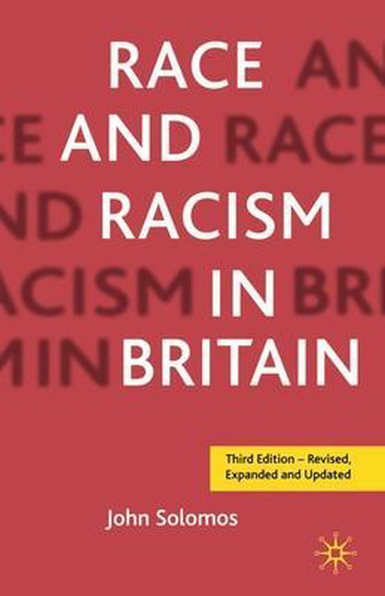 Race & Racism In Britain 3rd | 9780333764091 | John Solomos | Boeken ...