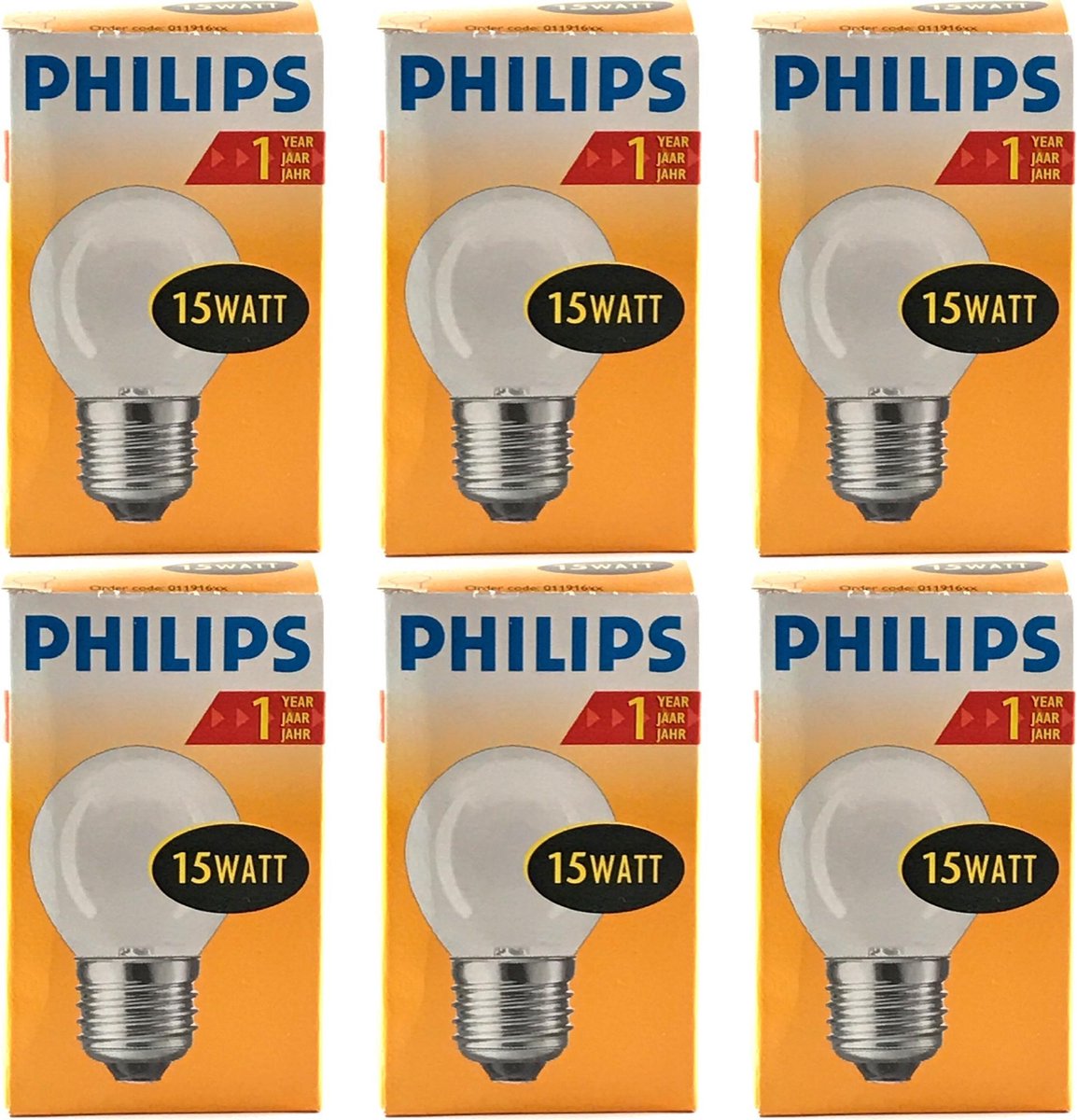 Philips - Gloeilamp - 15Watt - E27 Fitting - Mat - Dimbaar - Kogellamp ...