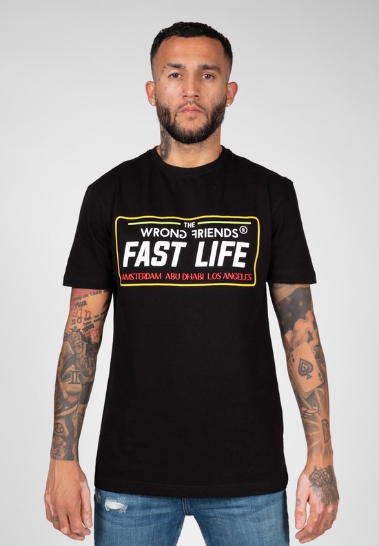 FAST LIFE T-SHIRT - BLACK L | bol