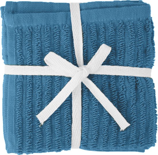 EM Kitchen Vaatdoek Blauw 30 x 30 cm – Set van 6 | bol.com