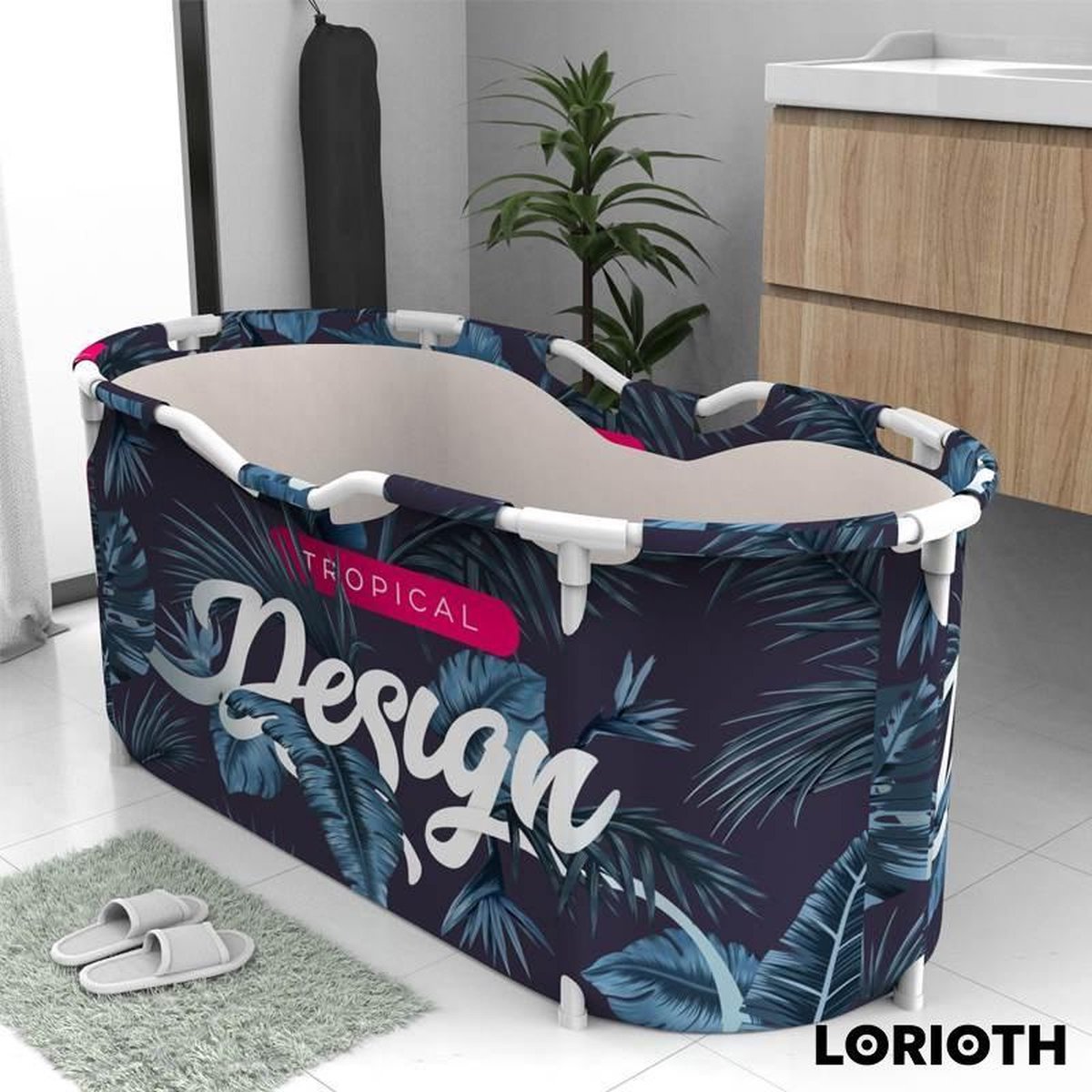 LORIOTH® Opvouwbaar Bad - Spa Bad - Draagbaar Bad - Inklapbaar Bad ...