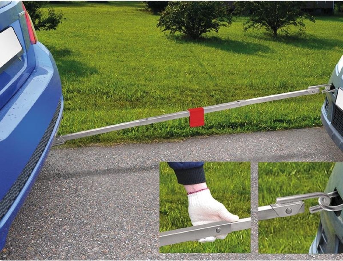 Pro Plus Sleepstang Set - 2 Ton - 180 cm - Zilver | bol.com