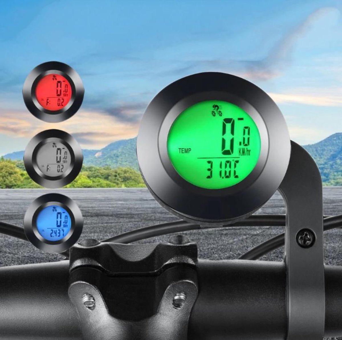 Kilometerteller Fiets - Fietscomputer Draadloos - Kilometerteller Fiets ...