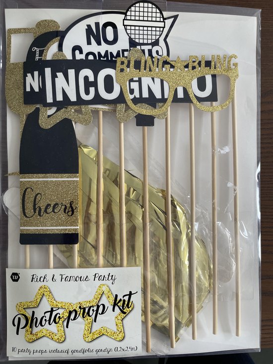 Rich & famous Party props voor feestje | bol.com