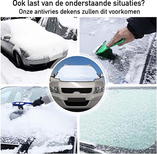 FSW-Products - 1 Stuk - Vriesdeken Auto - 170 x 70 CM - Sneeuw en Zon ...