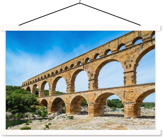 Schoolplaat - De indrukwekkende Pont du Gard is gebouwd door Romeinen ...