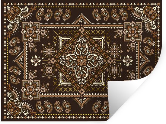 Muurstickers - Sticker Folie - Perzisch Tapijt - Vloerkleed - Patronen ...