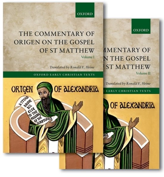 The Commentary of Origen on the Gospel of St Matthew, Heine ...
