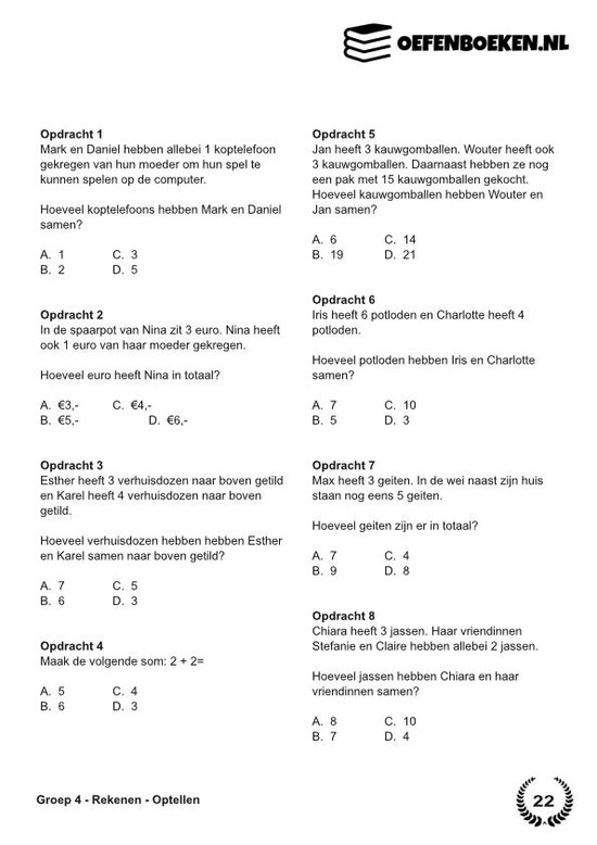 Groep 4 Rekenen - Cito - Oefenboek - Gegarandeerd betere ...