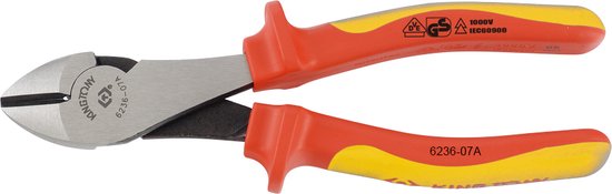 Kniptang voor zware inspanning "geïsoleerd 1000V" King Tony | bol