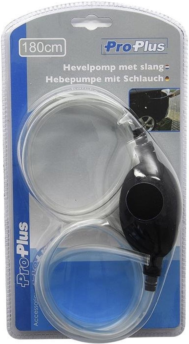 Pro Plus Hevelpomp met Slang - Kunststof - 180 cm | bol