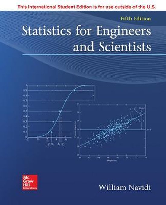 ISE STATISTICS FOR ENGINEERS AND SCIENTISTS | 9781260547887 | William Navidi | Boeken | bol.com