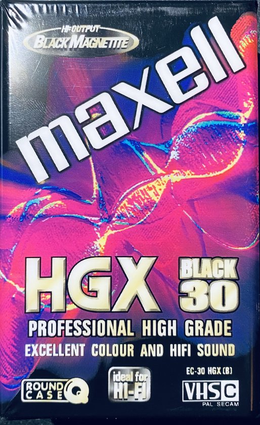MAXELL VIDEOCASSETTE HGX VHS-C | bol