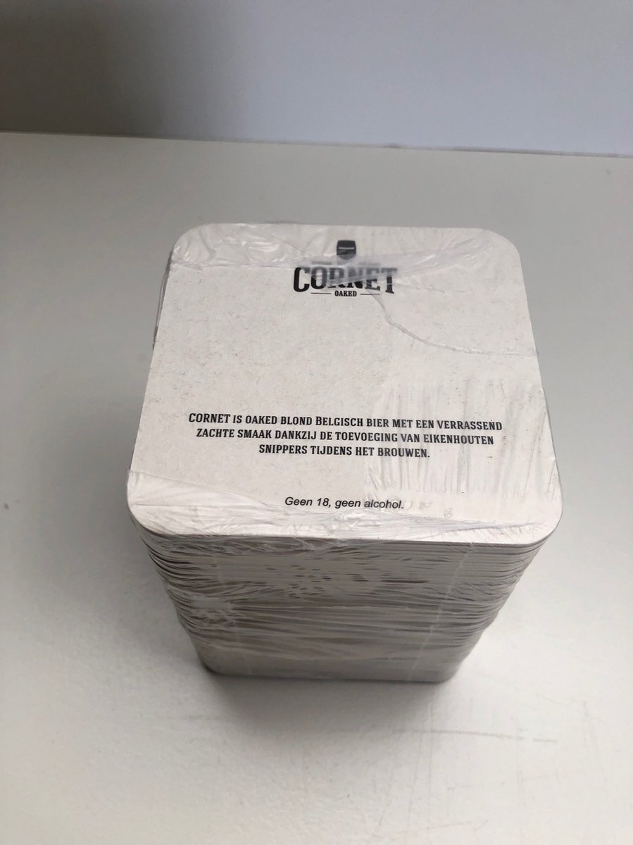 2 pakjes x70 cornet smoked blond biervilt bierviltjes bier viltjes vilt ...