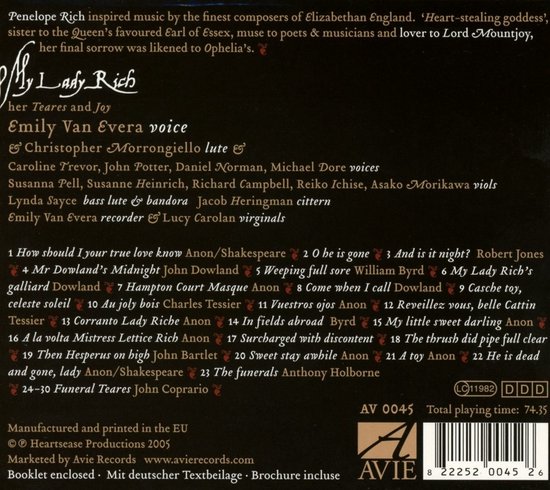 Emily Van Evera - My Lady Rich (CD), Tessier | CD (album) | Muziek | bol