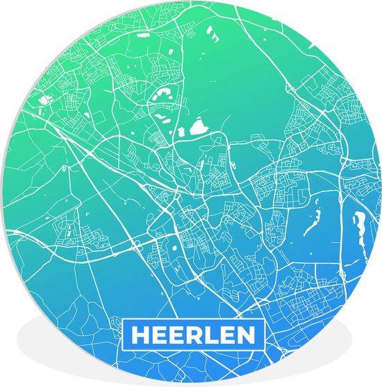 Wall Circle - Wall Circle Indoor - City Map - Heerlen - Nederland ...