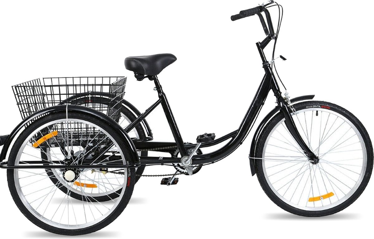 Driewieler voor volwassenen - inclusief mand - Driewielfiets - 7 ...