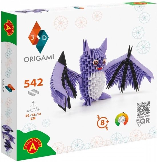 Alexander - ORIGAMI 3D – Vleermuis | bol.com
