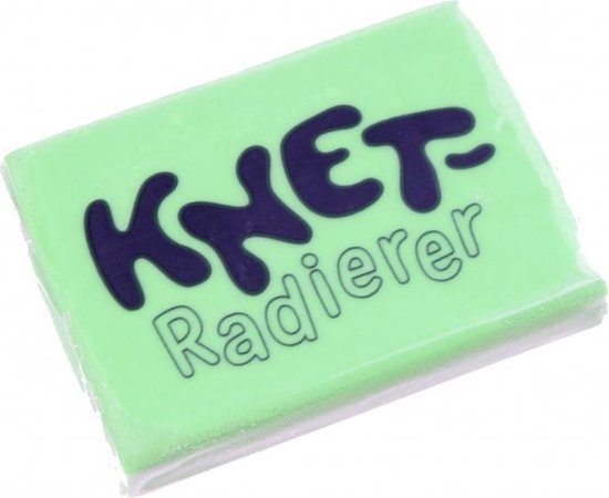 kneedgum 4,5 x 3 x 0,8 cm groen | bol.com