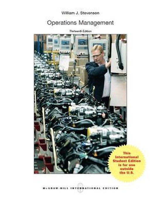 ISE Operations Management, William J Stevenson | 9781259921810 | Boeken ...