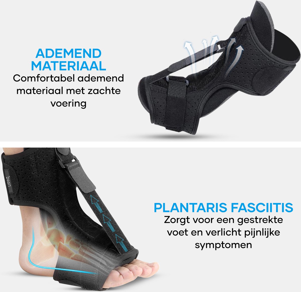 FLOOQ-FIT - Professionele Nachtspalk – Universele Brace - Hielspoor ...