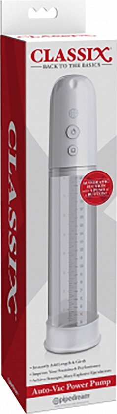 Classix - Auto-Vac Power Pump, White | bol.com