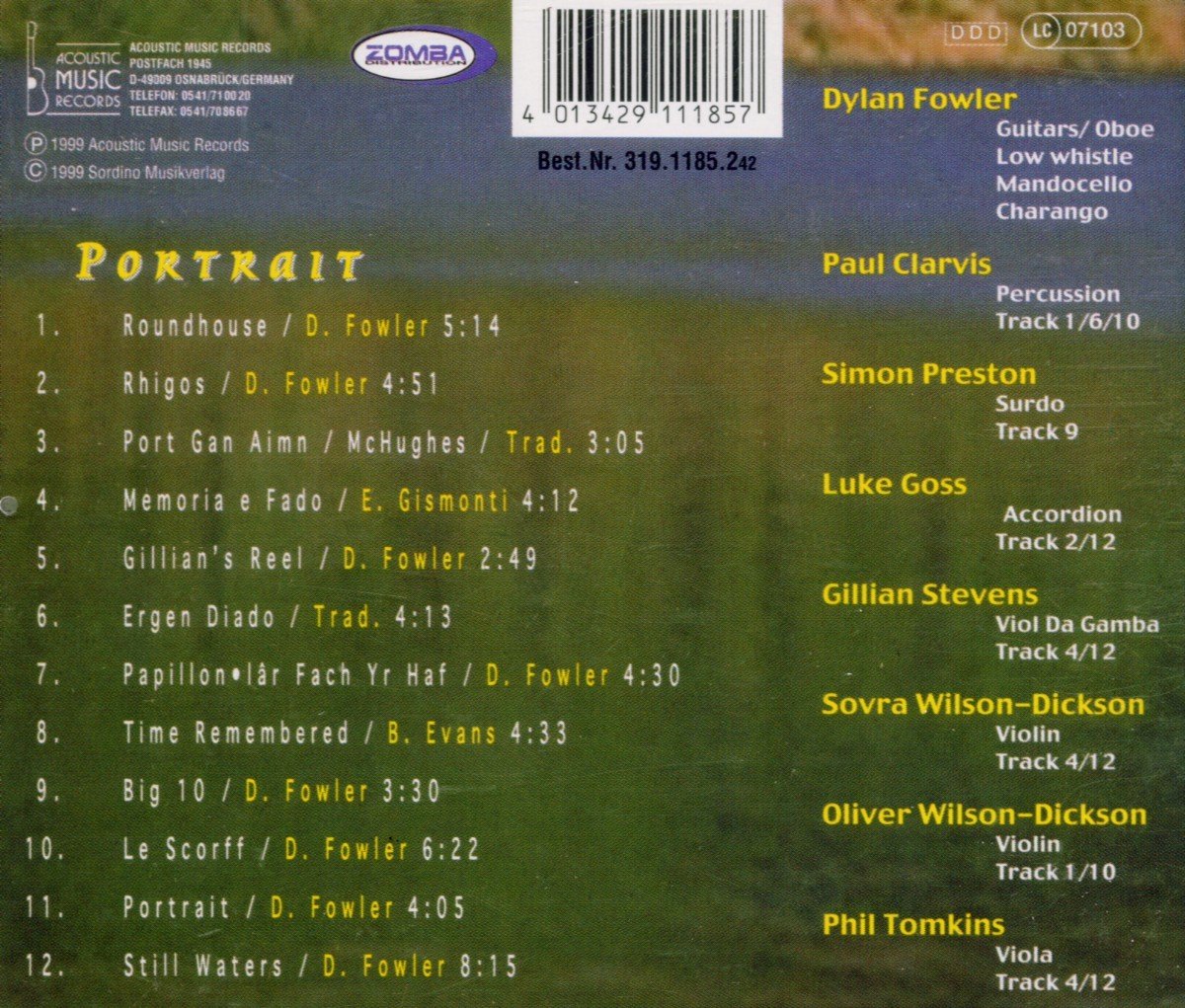 Dylan Fowler - Portrait (CD), Dylan Fowler | Muziek | bol