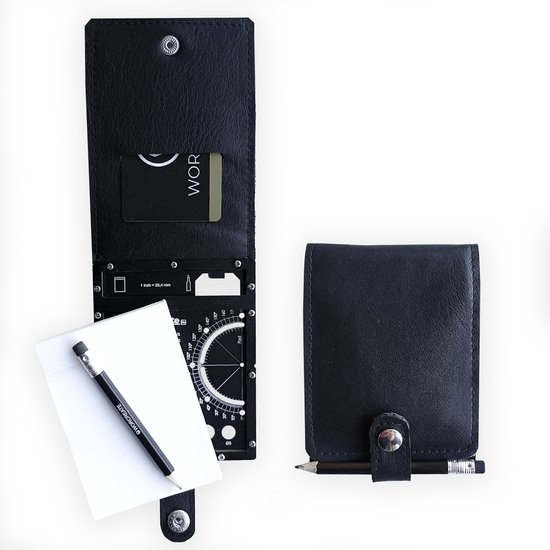 WorcNote Royal - Notepad - Aluminium multitool notitieboek A7 pocket ...