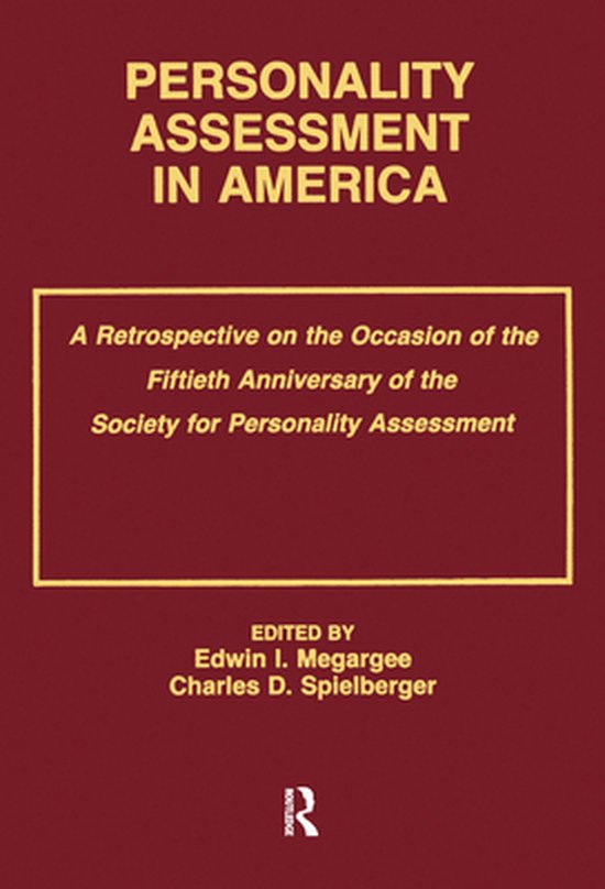 Personality Assessment in America (ebook) | 9781317844129 | Boeken ...