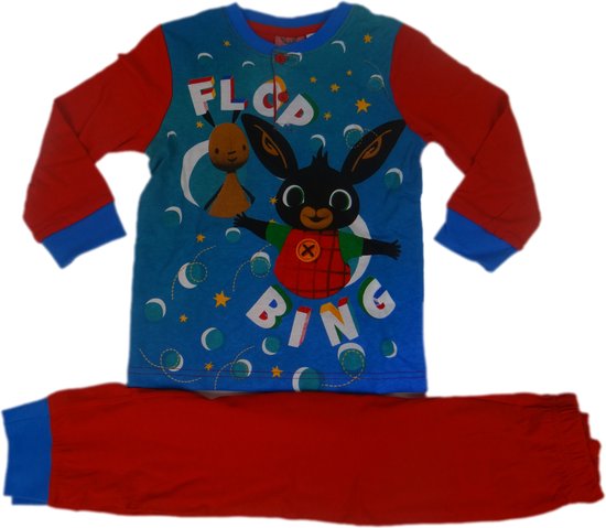 Bing pyjama rood - Kinderpyjama - Pyjama van Bing - Slapen - Kinderen ...