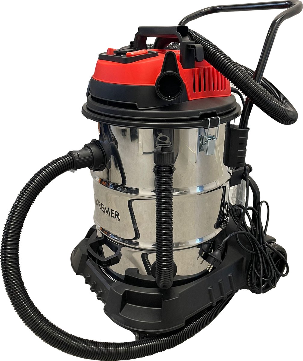 Kremer KR60L-4 - Stofzuiger - Nat en Droog - Aansluiting voor ...