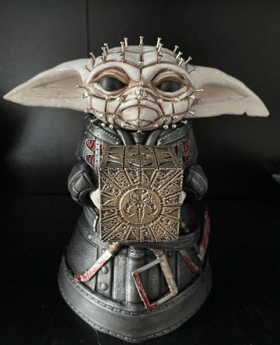 Grogu Pinhead - bouwpakket - Hellraiser / Star Wars mashup - 3D print ...