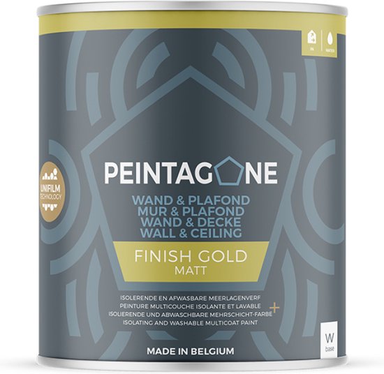 Peintagone Finish Gold - 1 liter - wit | bol