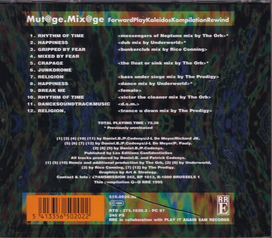 Mutage Mixage, Front 242 | CD (album) | Muziek | bol