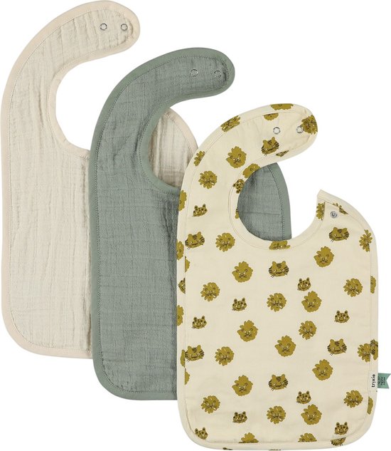 Trixie Slabben Bib 3-Pack Mix I Lucky Leopard | bol