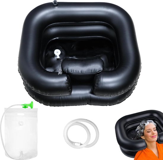 Haarwasbak - Haarwasbak opblaasbaar - Wasbak - Voor kappers - Mobiele wastafel -... | bol