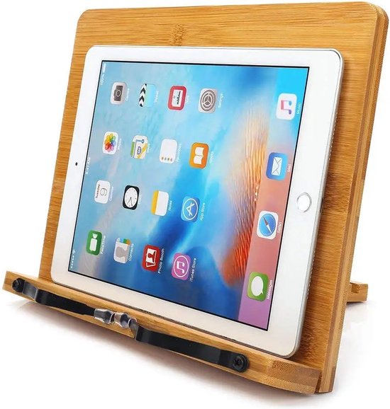 Boekenstandaard – Boekenhouder – Book holder – Boekenstandaard bamboe ...