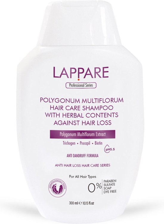 Lappare Hair Care Shampoo - Polygonum Multiflorum, Biotine, Procapil ...