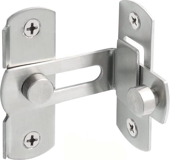 Schuifdeuren deurslot, roestvrij stalen poortvergrendeling Flip Slide ...