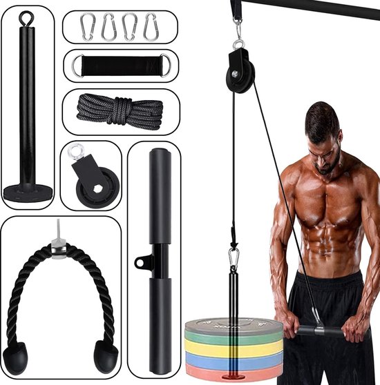 Pulley Cable System DIY Weight Fitness Equipment Set Professioneel ...