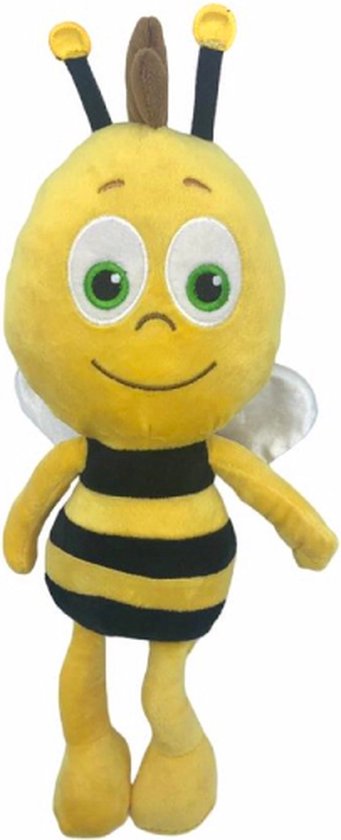 Willy - Maya de Bij Pluche Knuffel (Geel/Zwart) 35 cm {Speelgoed ...