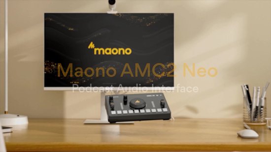 Maono - AMC2 Neo - Streaming Deck - 48V Fantoomvoeding - Bluetooth DJ ...
