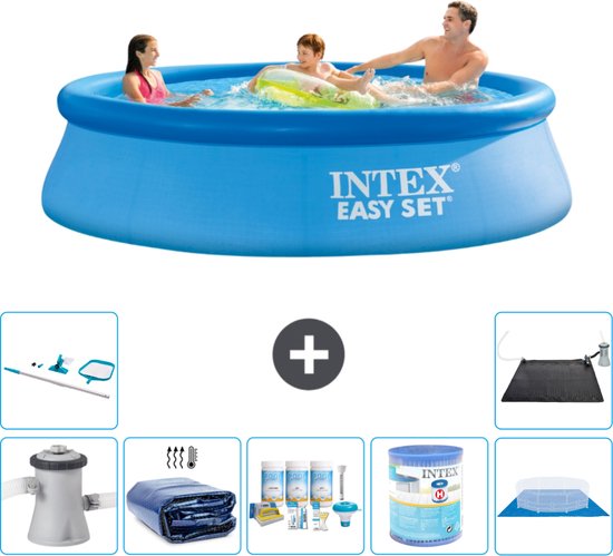 Intex Rond Opblaasbaar Easy Set Zwembad - 305 x 76 cm - Blauw ...