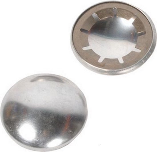 Push on asborgring - 12mm - Snelborger - Met kap - 2stuks | bol