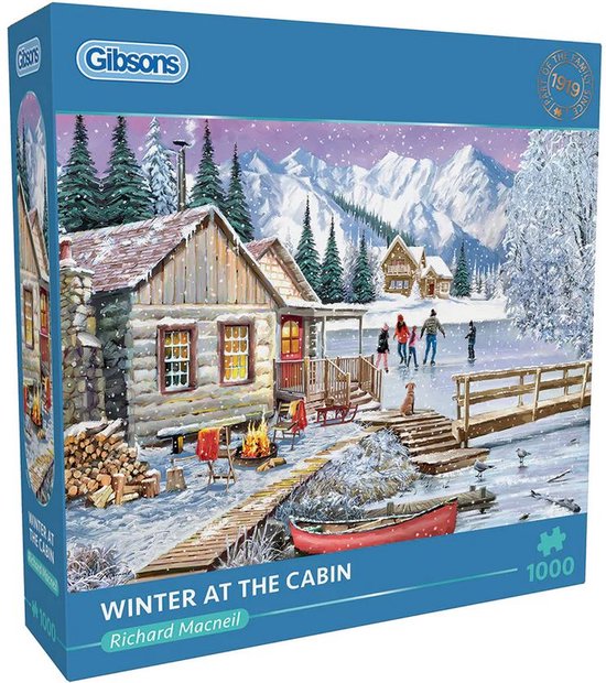 Gibsons - Winter at the Cabin (door Richard Macneil) - 1000 stukjes 68× ...