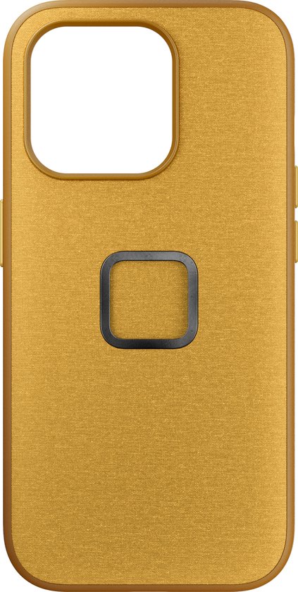 Peak Design - Mobile Everyday Fabric Case iPhone 15 Pro v2 - Sun | bol