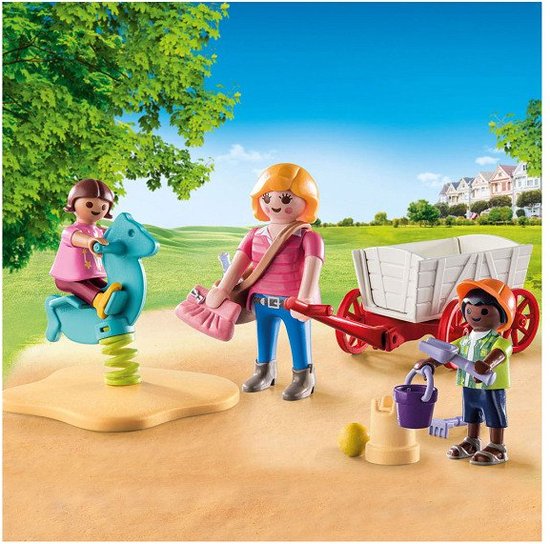 PLAYMOBIL Starterpack Opvoeder met Bolderwagen - 71258 | bol